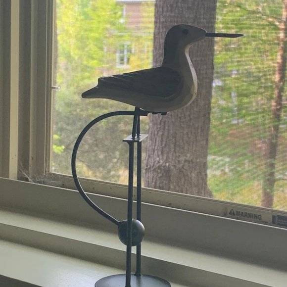 Rocking Balance | Accents | Rustic Wooden Seagull Tin Balance Toy With ...